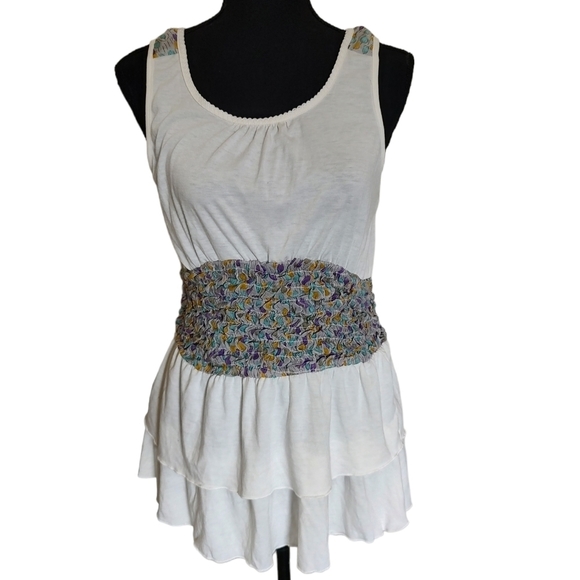 Ruby Rose | Tops | Ruby Rose Tank Top With Colorful Sheer Midsection ...